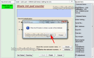 Сброс памперса Epson L222. Adjustment program Epson L132, L222 ...